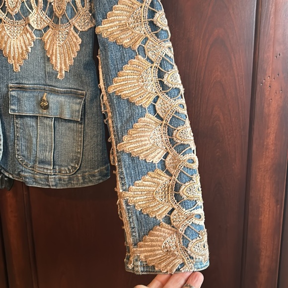 Faded Glory | Jackets & Coats | Refurbished Tea Stained Lace Jean ...